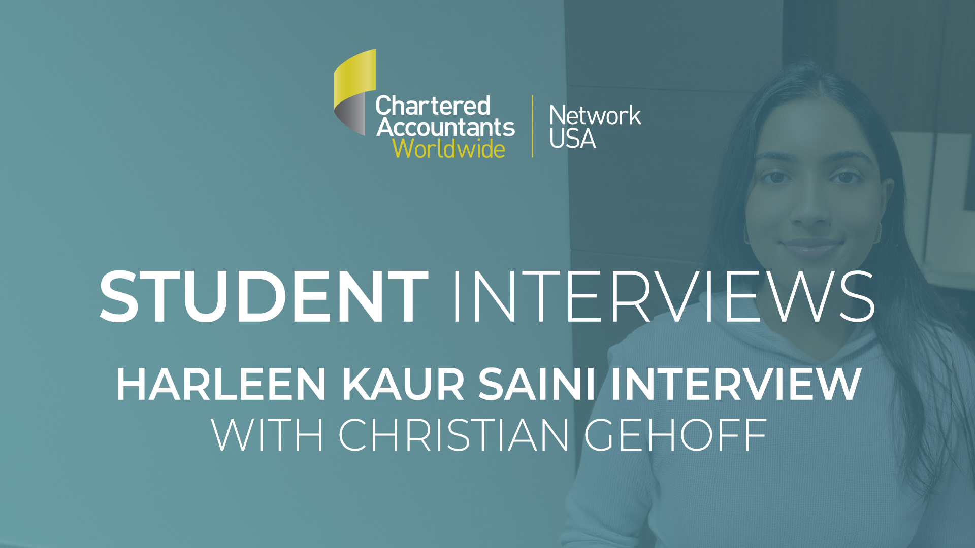 Student Interviews - Harleen Kaur Saini Interview With Christian Gehoff ...